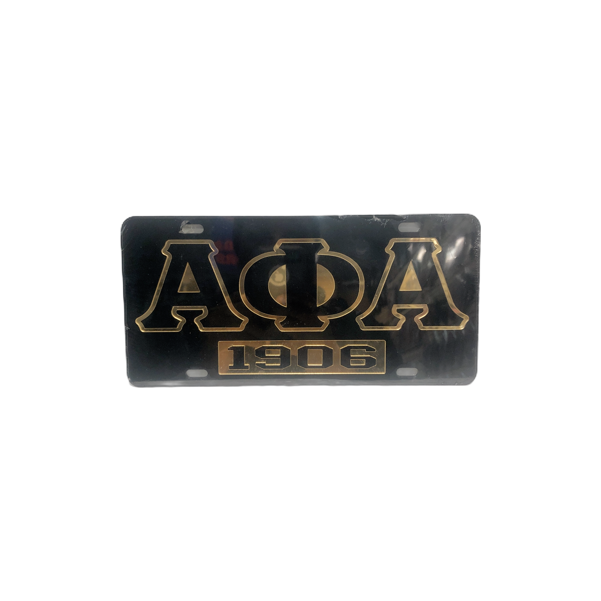 Alpha Phi Alpha License Plate Laser Cut 1906 – Conley Sports